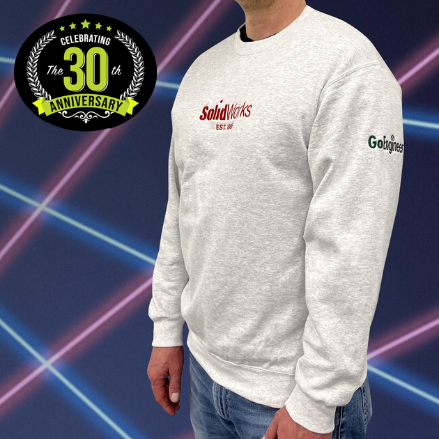 Shop Retro SOLIDWORKS/GoEngineer Logo Sweatshirt | GoEngineer Store